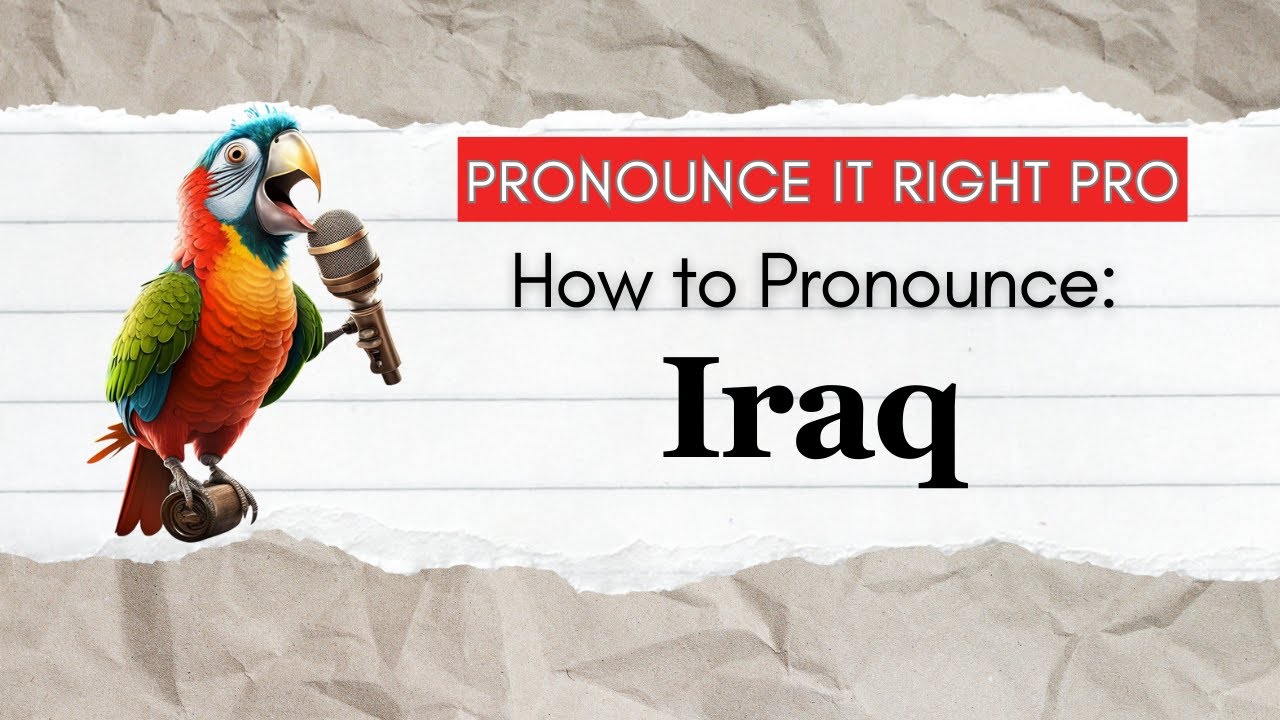 How to Pronounce: Iraq - YouTube