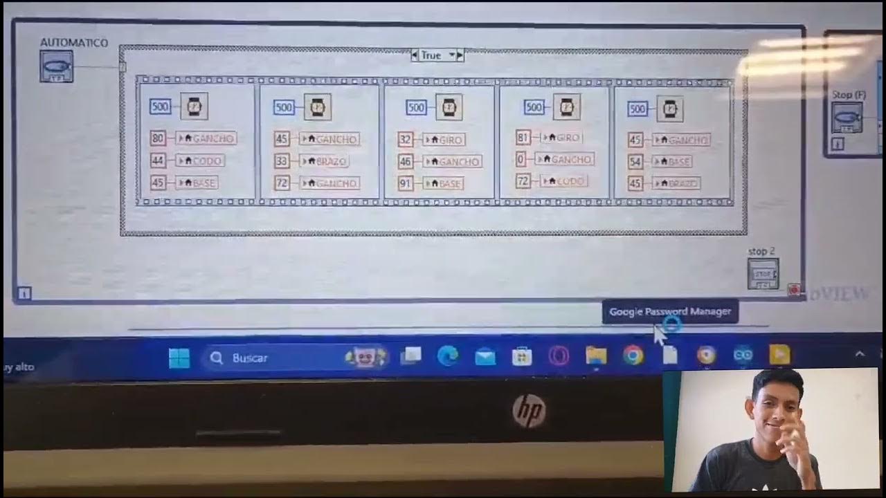 brazo de robot - Arduino × LabVIEW 5 ejes - YouTube