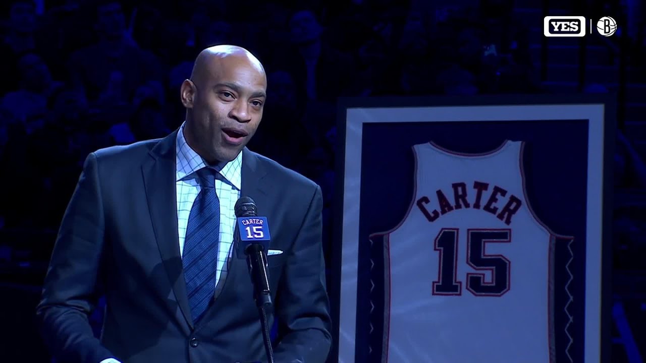 Vince Carter on his jersey retirement, pt. 1 - YouTube