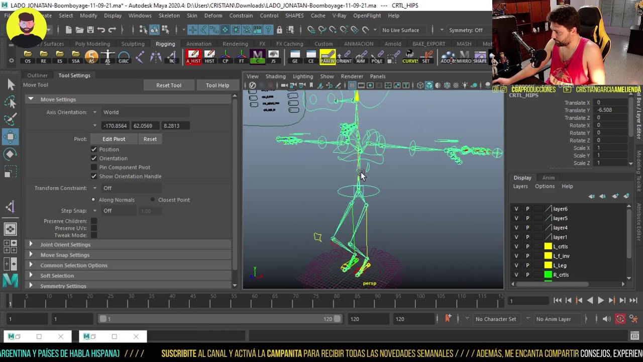 Maya Polevector orientation -Problem Solved - (Spanish) - YouTube