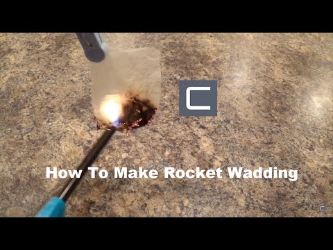 Cubby Creates Some Rocket Wadding - YouTube