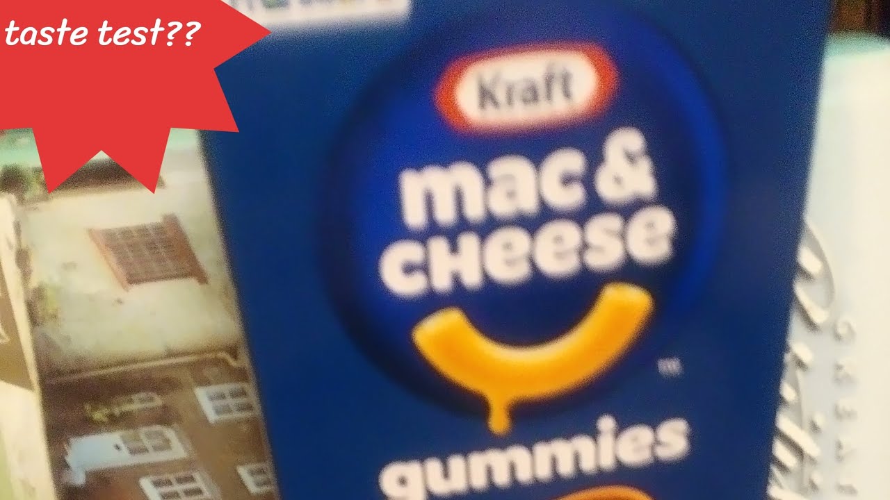 mean beetle tries gummy macaroni and cheese - YouTube