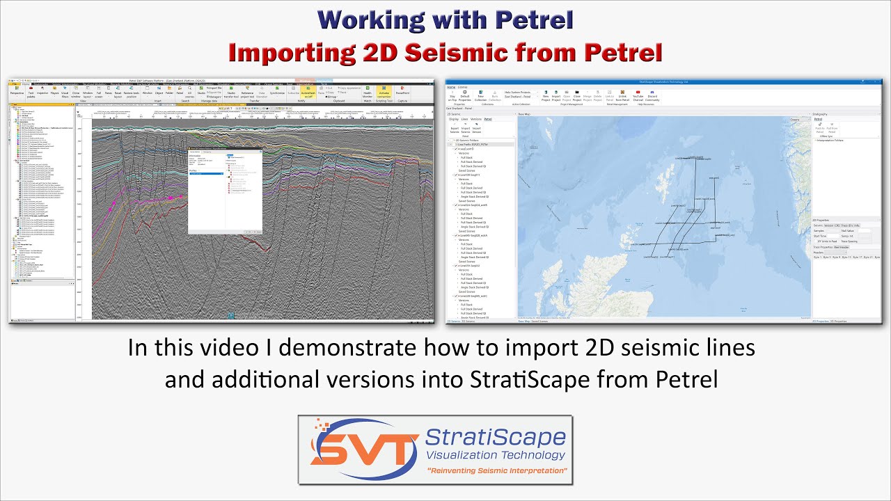 Importing 2D Seismic From Petrel - YouTube