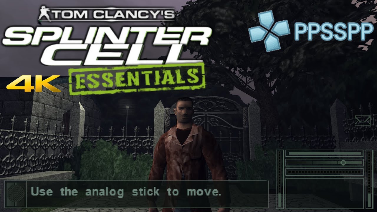 PPSSPP 1.11.3 | Splinter Cell Essentials 4K 60FPS UHD | PSP Emulator ...