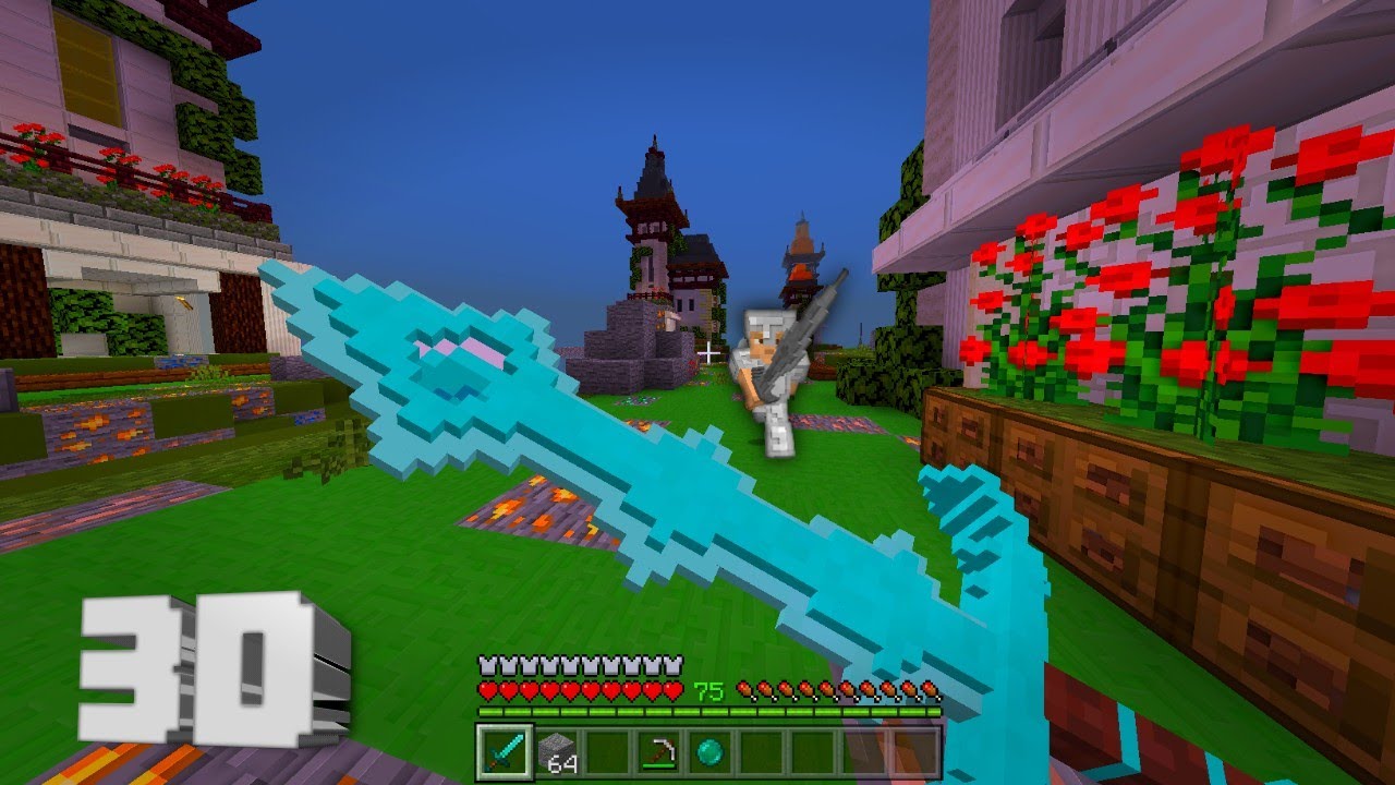 Minecraft Skywars With 3D Texture Pack - YouTube