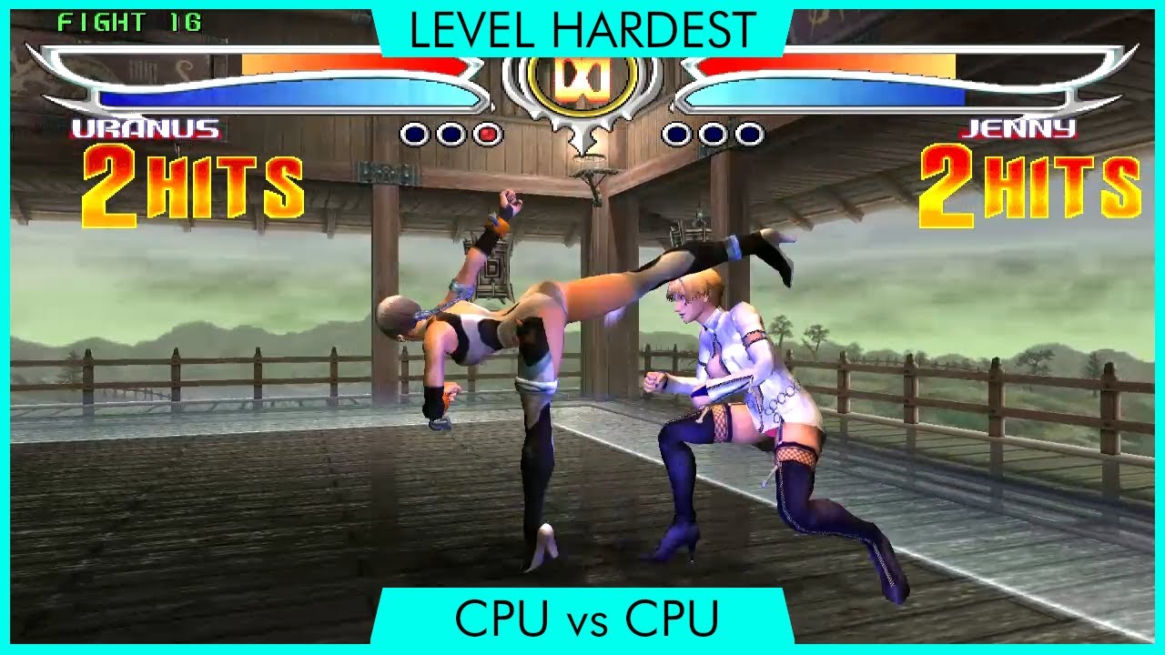 Bloody Roar 4 PS2 Uranus Vs Jenny Gameplay CPU vs CPU - YouTube