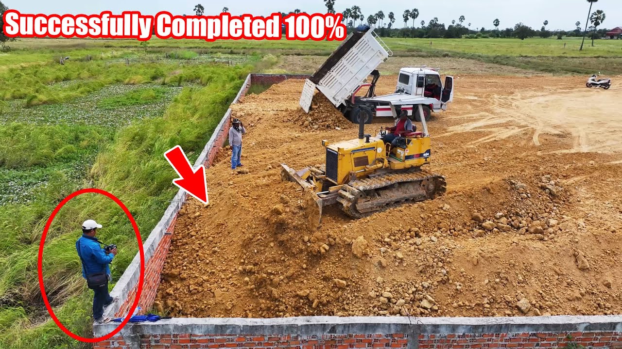 Successfully Completed 100% The Project Land Filling In 1Day BY 5T Dump ...