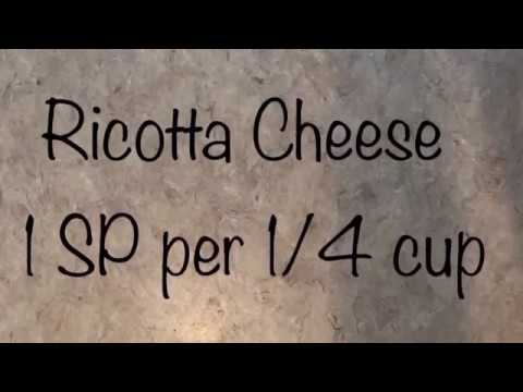 Instant Pot Fat Free Ricotta Cheese Weight Watchers 1 SmartPoint - YouTube