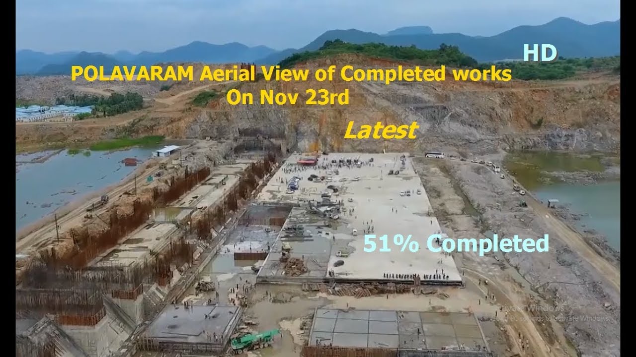 Polavaram project Latest work Update /On Nov 23rd Drone photography AP ...