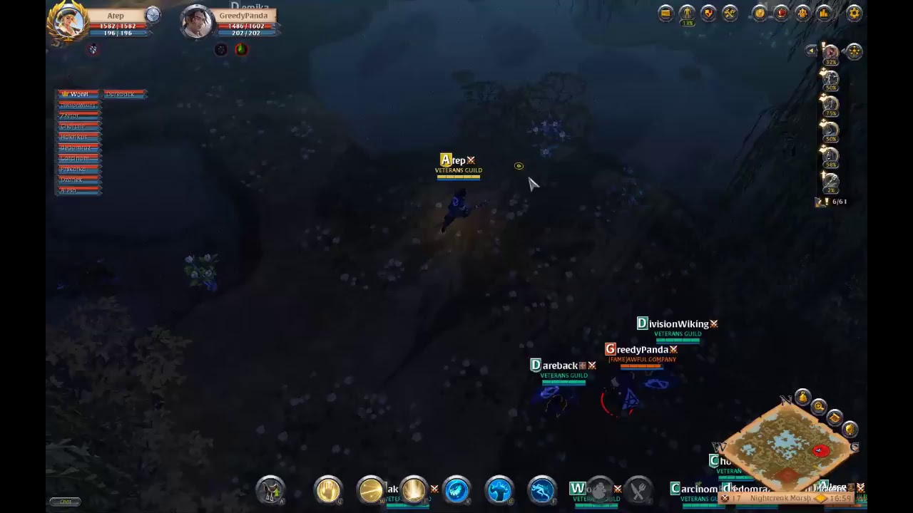 Albion - Veterans guild - Morgana swamp fort - YouTube