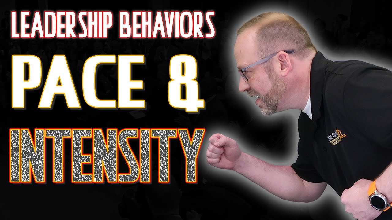 Leadership Behaviors: Pace and Intensity | Leaders move fast - YouTube