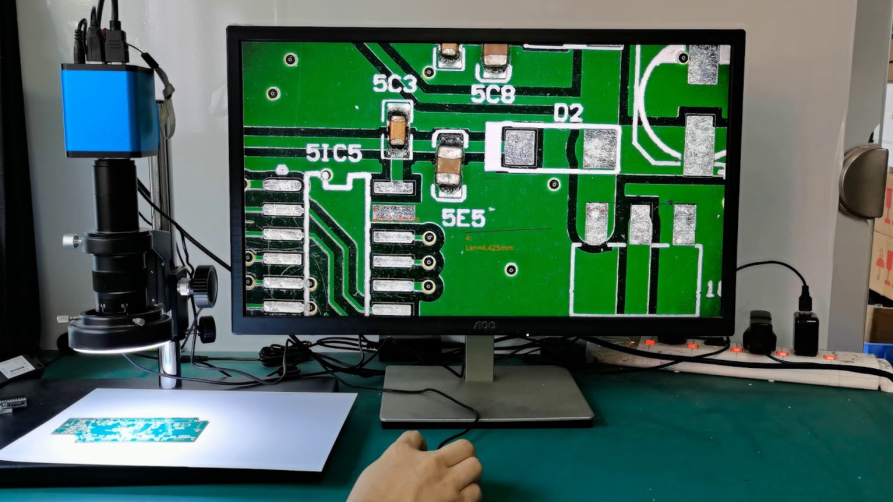 SONY Sensor IMX290 IMX385 1080P HDMI Microscope Camera with Measurement ...