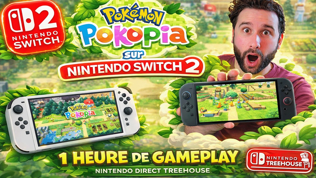 POKEMON POKOPIA sur NINTENDO SWITCH 2 🔥 1H DE GAMEPLAY pour le NINTENDO ...