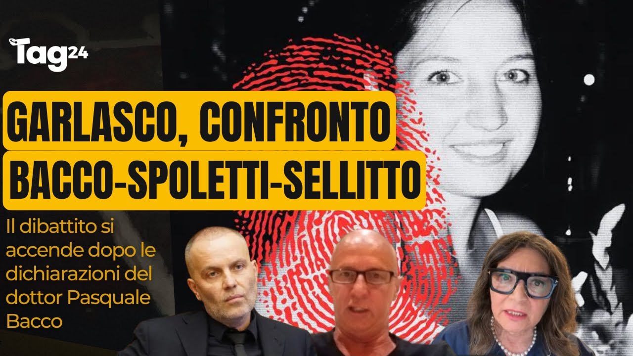 Garlasco, duro confronto tra Pasquale Bacco, il criminologo Spoletti e ...