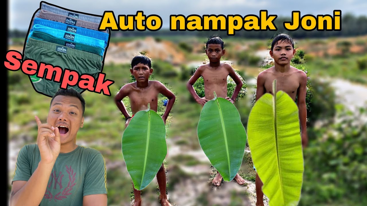 Prank bocil Sembunyikan Sempak Pas mandi sungai,Pulang Gk Pake apa apa ...