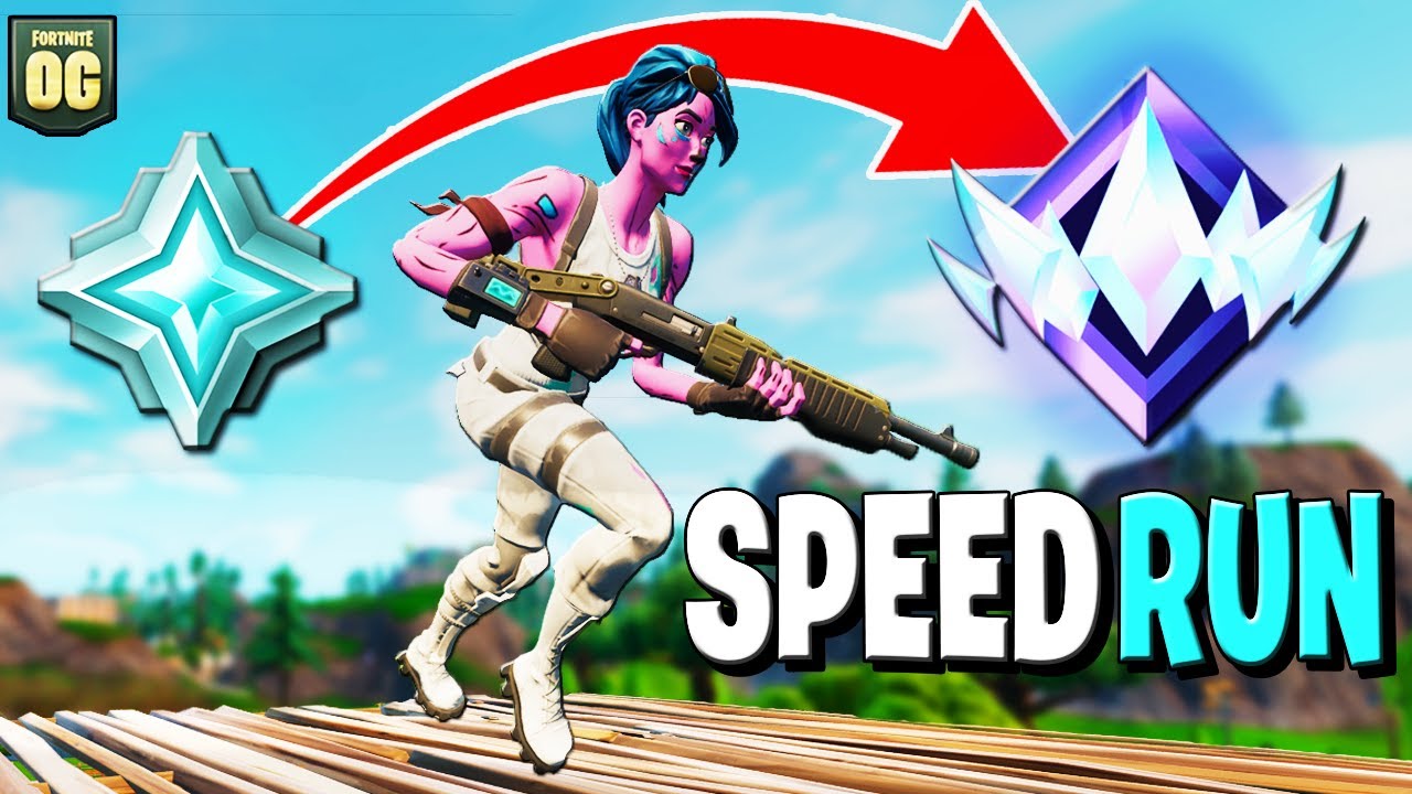 Platinum to Unreal SPEEDRUN.. (FORTNITE RANKED) - YouTube