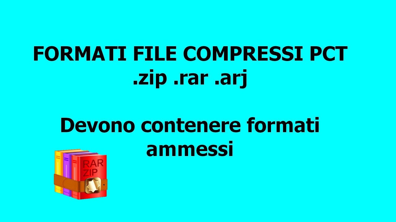 I formati file compressi nel PCT - YouTube