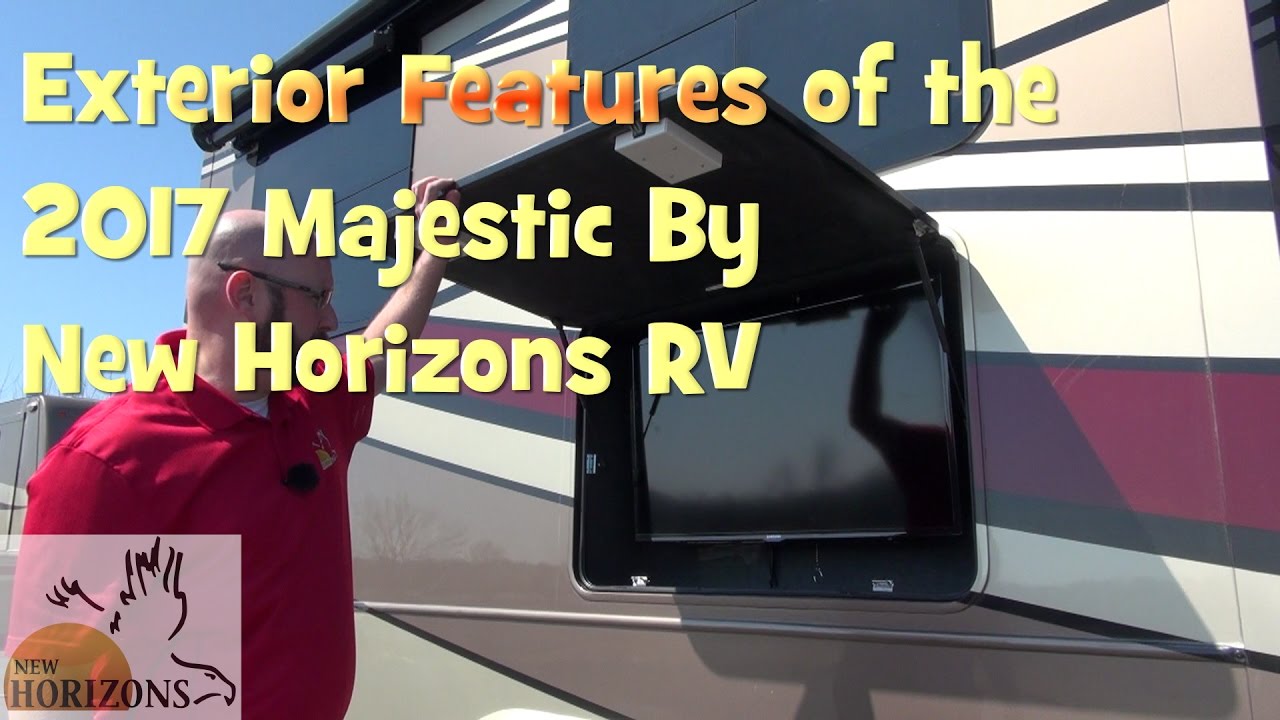 Exterior Features of the 2017 Majestic by New Horizons RV - YouTube