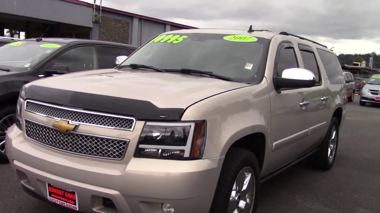 2007 Chevrolet Suburban (Stock #98783) at Sunset Cars of Auburn - YouTube