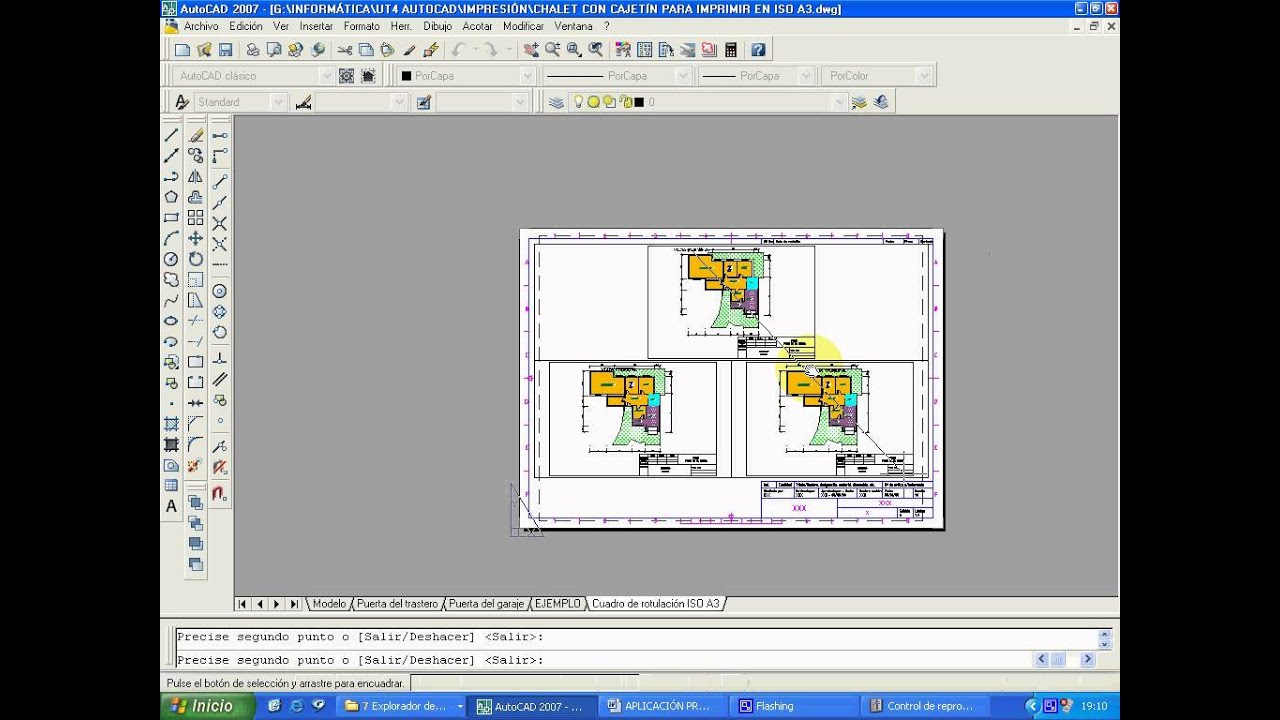 CURSO DE AUTOCAD. Video 30: Cómo imprimir una presentación con varias ...