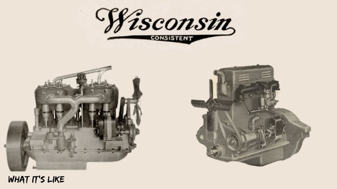 Brief overview of Wisconsin earlier engines. - YouTube