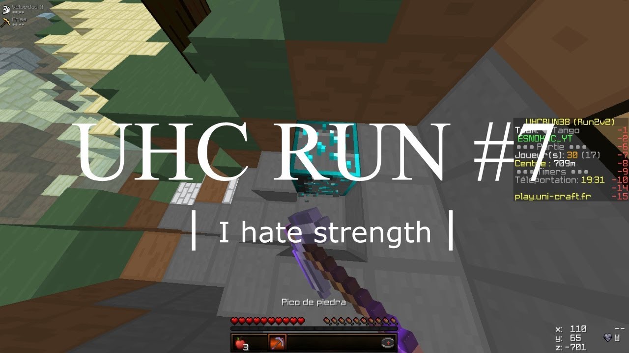UHC RUN Highlights #007 || I HATE STRENGTH || Minecraft Server No ...