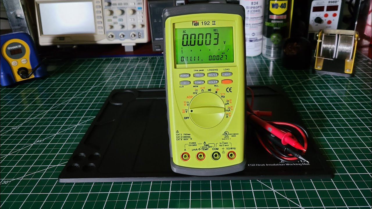 TPI 192 II 50,000 Count Triple Display Electronics Multimeter - YouTube