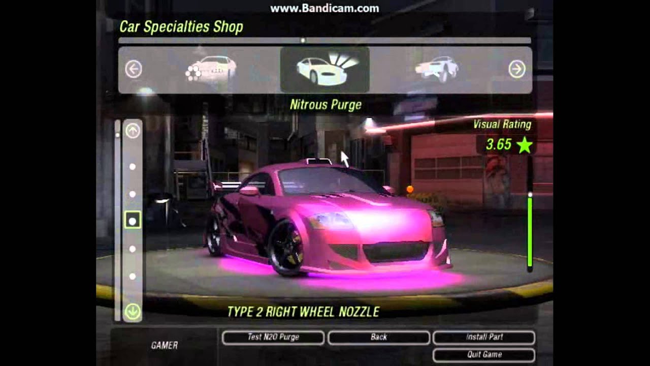 Need For Speed Underground 2 - Tuning Audi TT - speed run ...