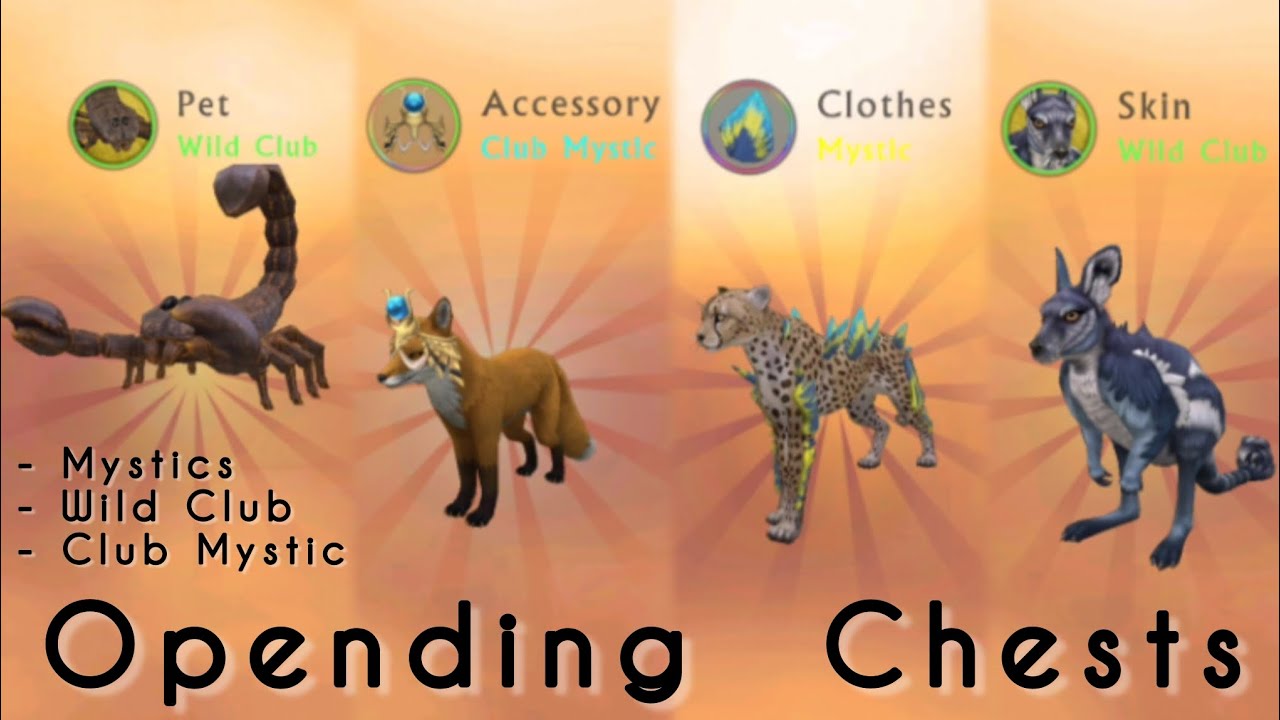 Opening Chests | Getting Mystics - Wild Club - Club Mystic Items ...