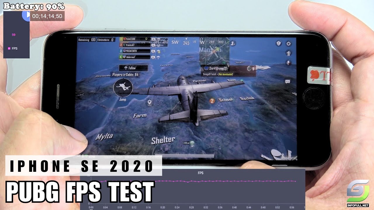 iPhone SE 2020 test game PUBG Update 2024 | Apple A13 Bionic - YouTube