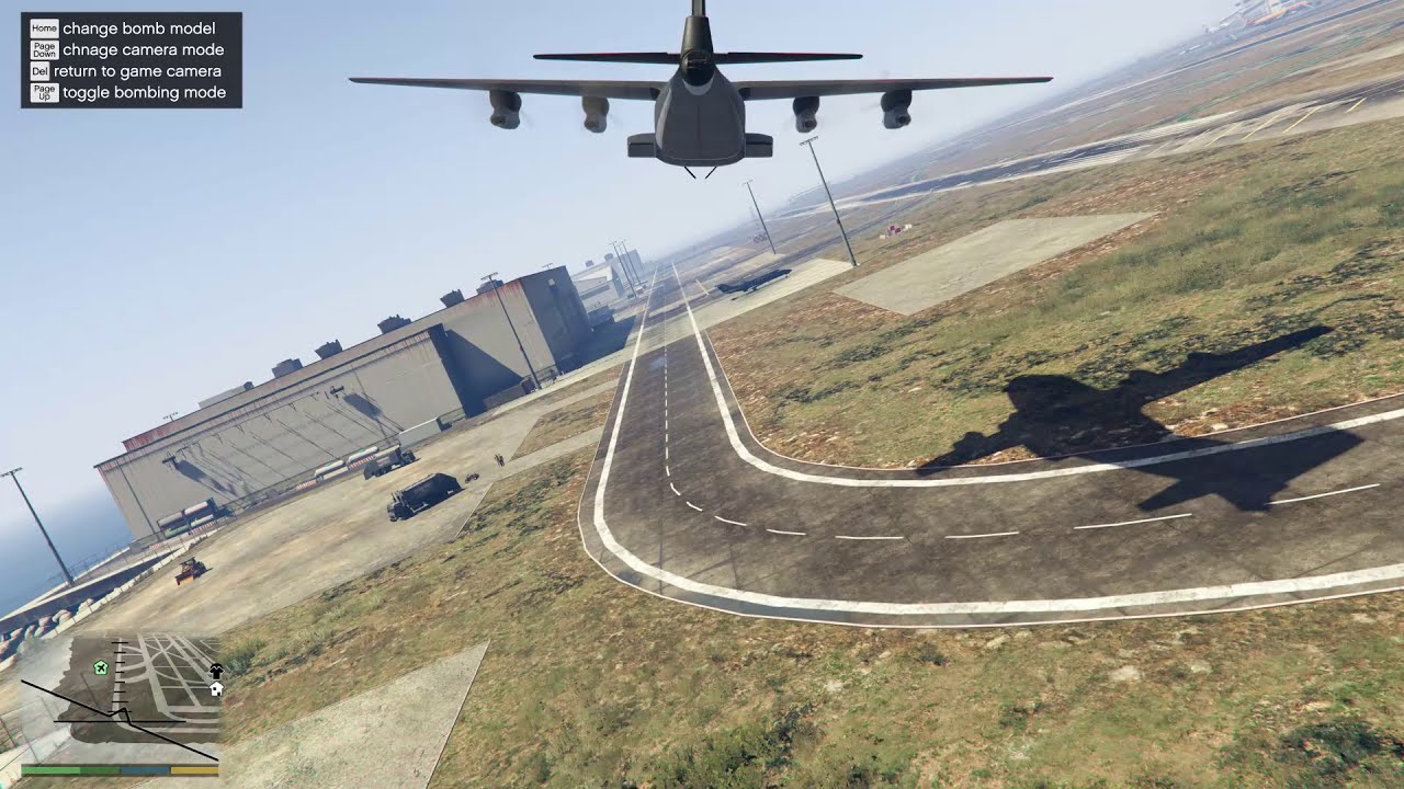 GTA V Bomber Aircraft Mod - YouTube