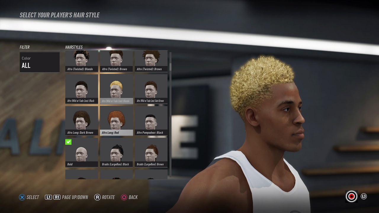 NBA Live 19 - Character Creation! Hair, Beard Styles! | Demo Gameplay ...