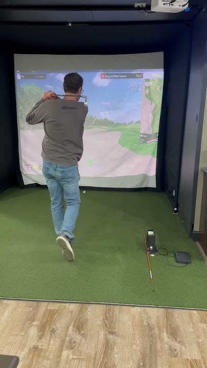 Is this the ultimate golf simulator set up?? - YouTube