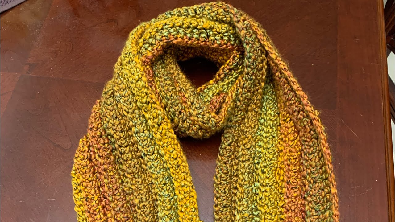 Easy Crochet Scarf | Beginners Crochet Scarf Tutorial | crochet shawl ...