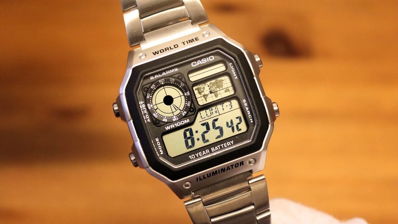 Casio AE-1200WHD-1AV World Time - Unboxing & Overview - YouTube