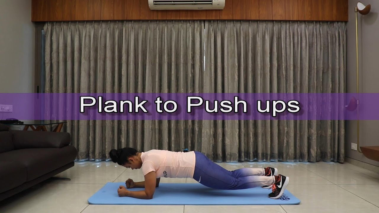 Plank to Push Ups - YouTube