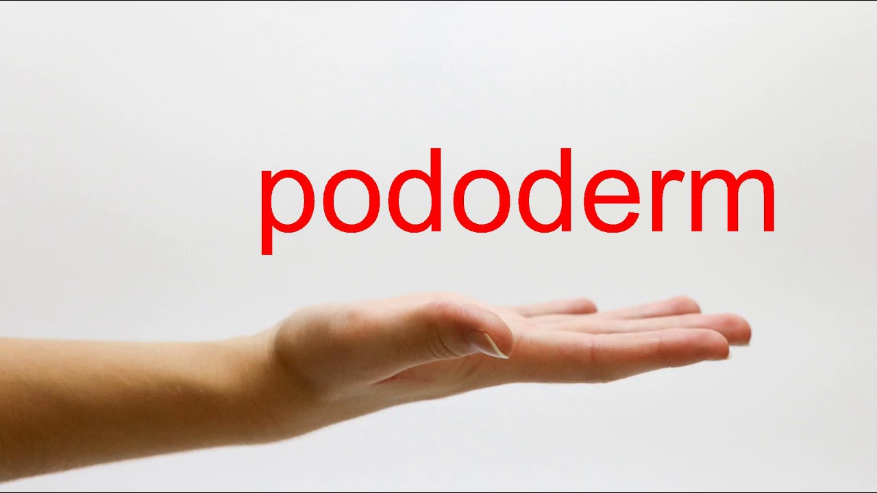How to Pronounce pododerm - American English - YouTube
