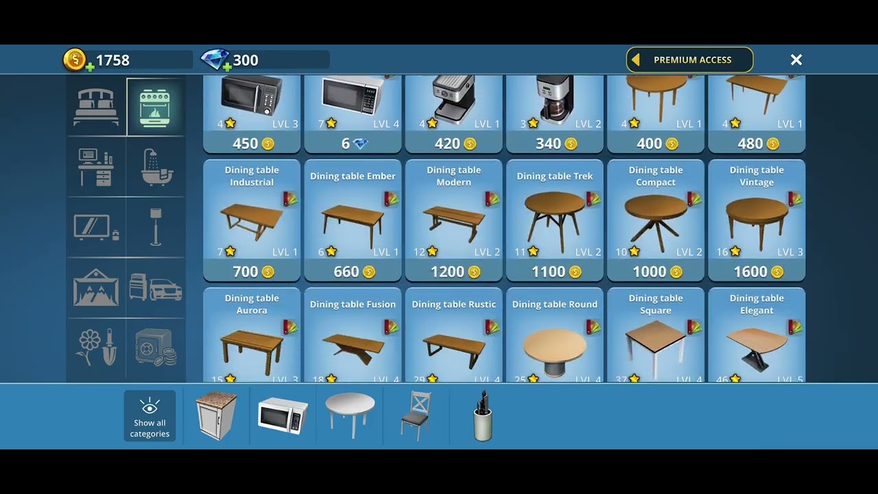 Redecorating and making money (house designer mobile game) - YouTube