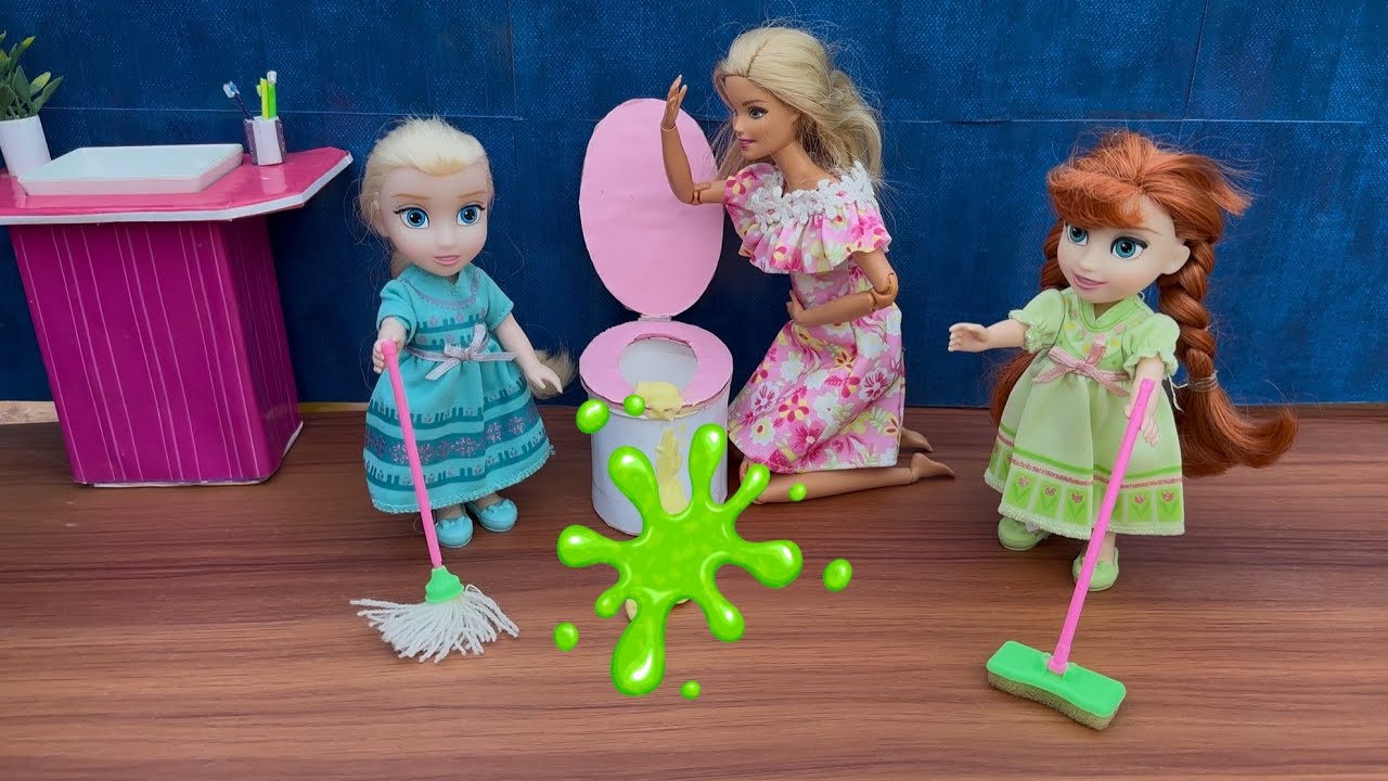 Barbie & Ken Doll Family Get Well Routine - Barbie is Sick - YouTube