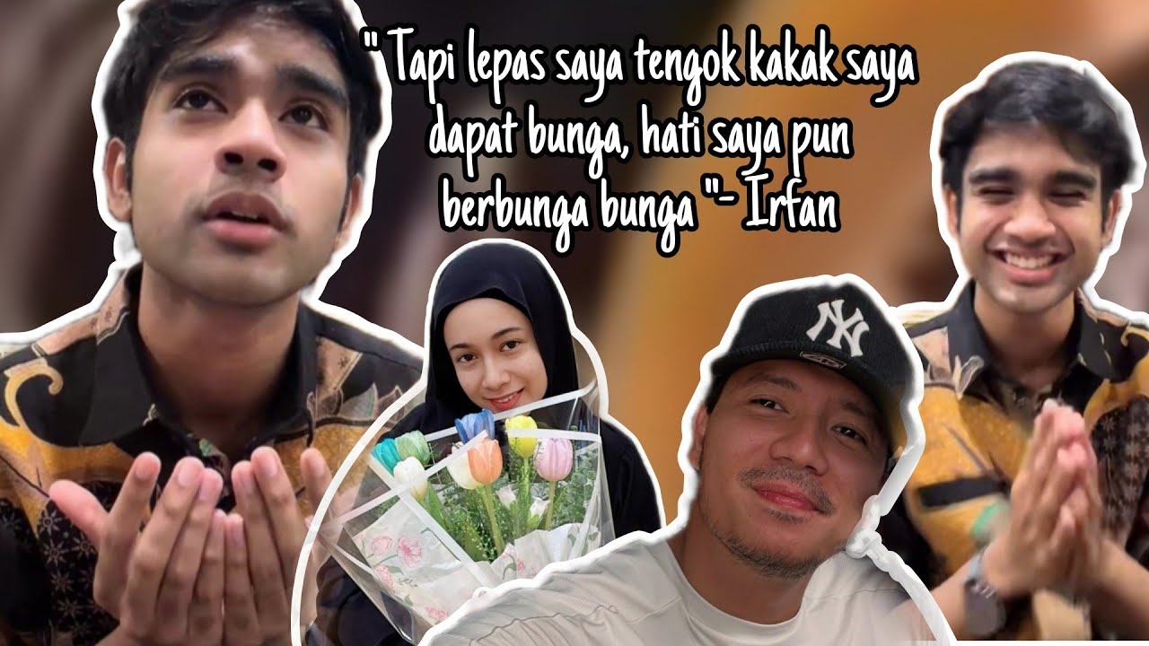 Fattah Amin Bagi Amira Othman Bunga, Irfan Harris Turut Teruja - YouTube