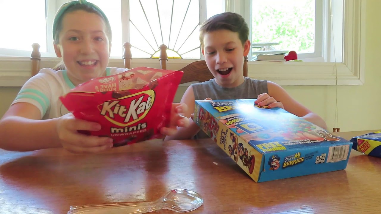 One color food challenge - YouTube