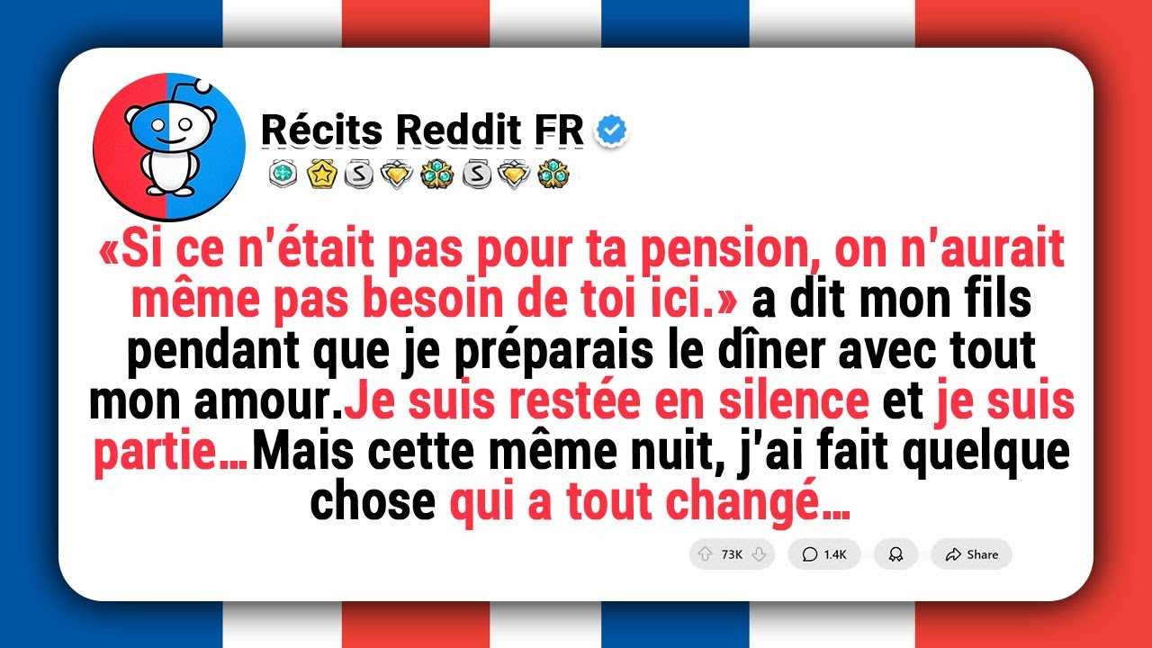 « Sans ta pension, on n’aurait même pas besoin de toi », a dit mon fils ...