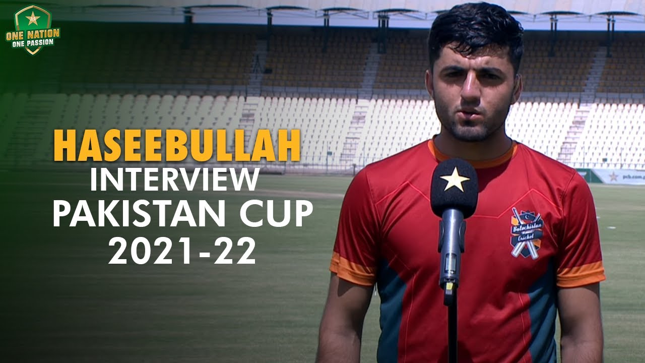 Haseebullah interview | BAL v SINDH | 2nd Semi-Final | Pakistan Cup ...