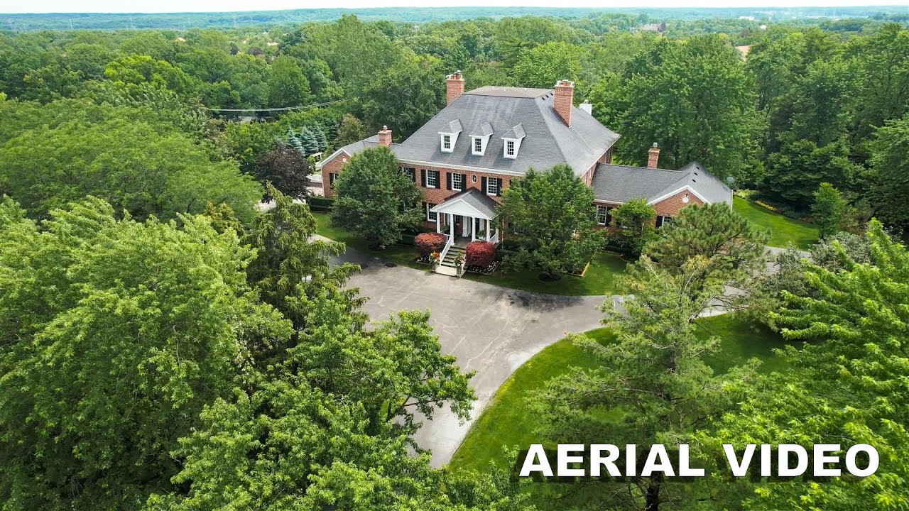 8900 South Madison Street, Burr Ridge, IL 60527 | Property Aerial Video ...