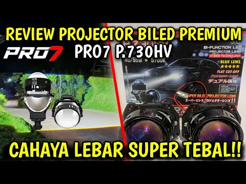 REVIEW PROJECTOR BILED PREMIUM PRO7 P.730HV #lampusorot - YouTube