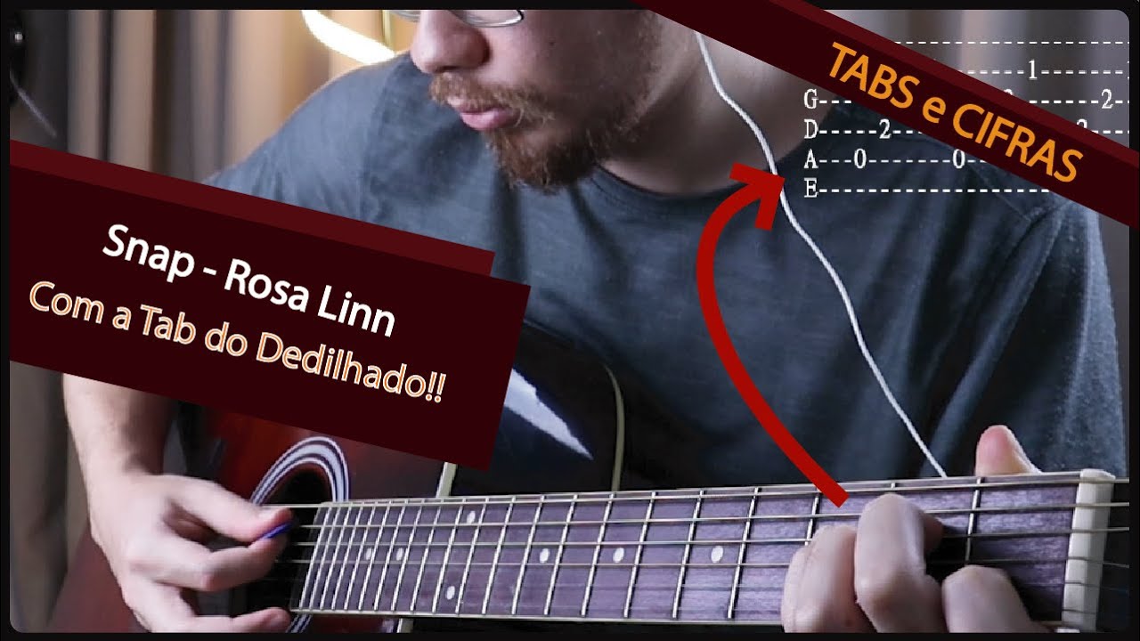 "Snap - Rosa Linn" Com Tab do dedilhado!!! - YouTube