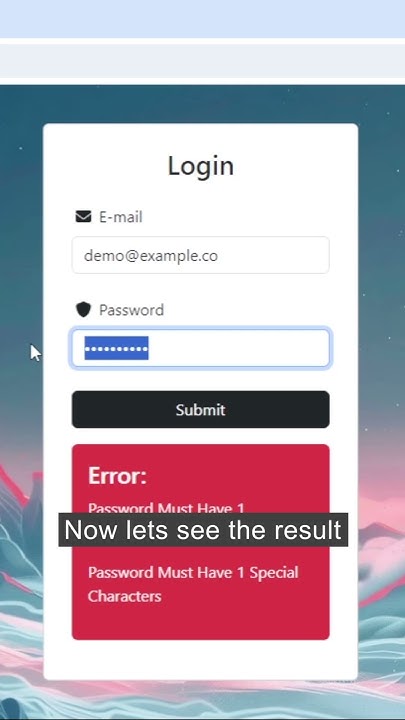 Password Lowercase Validation Using Javascript And Regex #reactjs #javascript #formvalidation ...