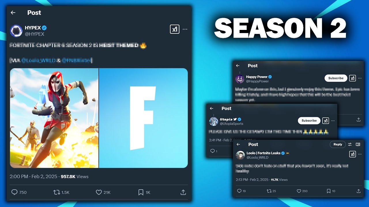 Fortnite Community Reacts to Official Leaked Chapter 6 Season 2 Theme ...