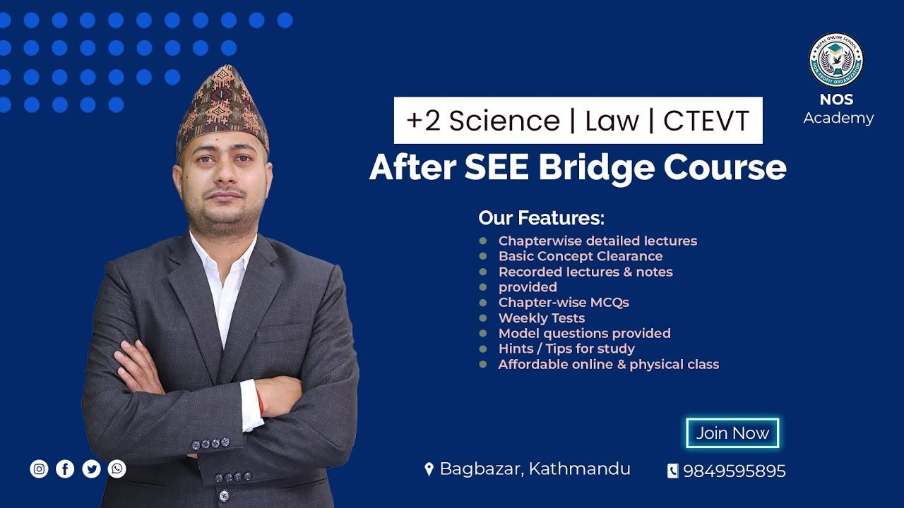 After SEE Bridge Course | +2 Science & Management Entrance Prep | St ...