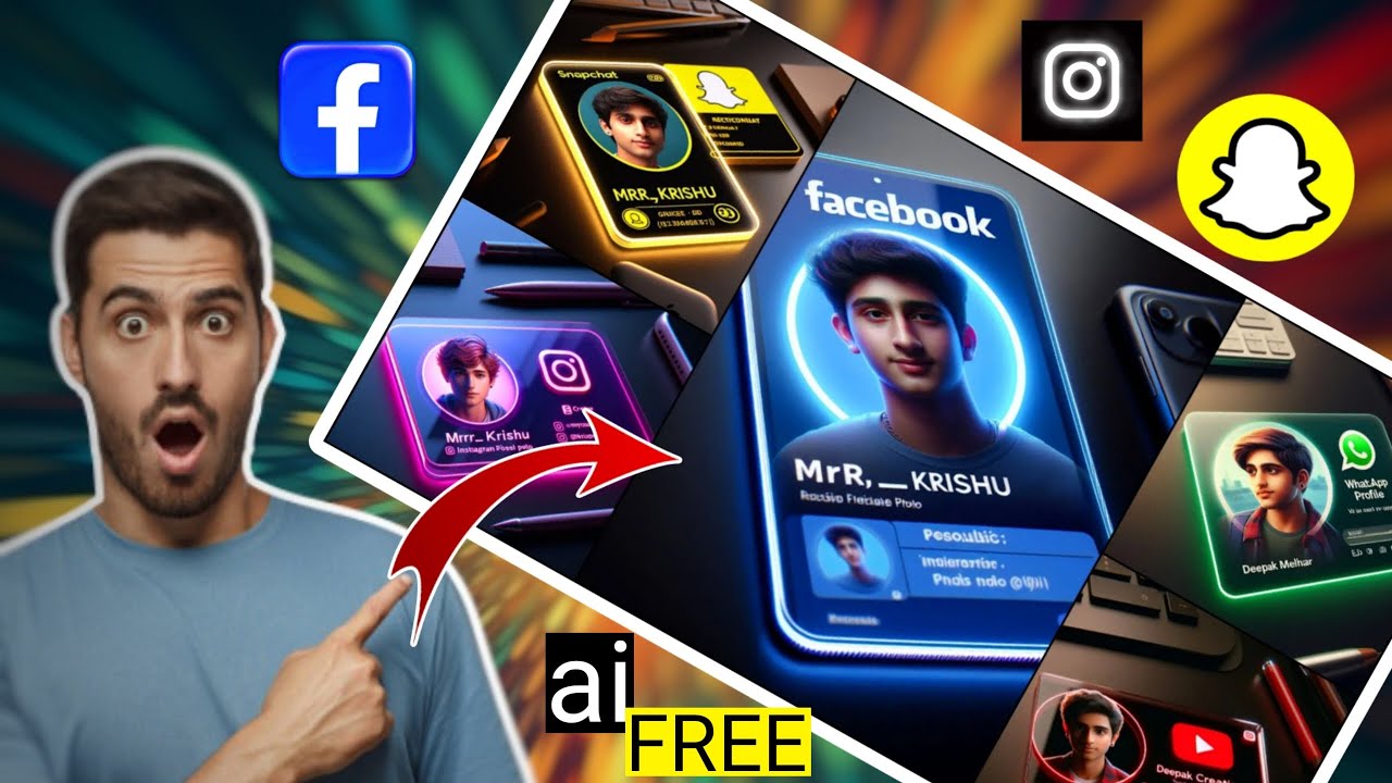 How to make 3d profile picture||Ai 3D Profile picture kaise banaye||ai ...